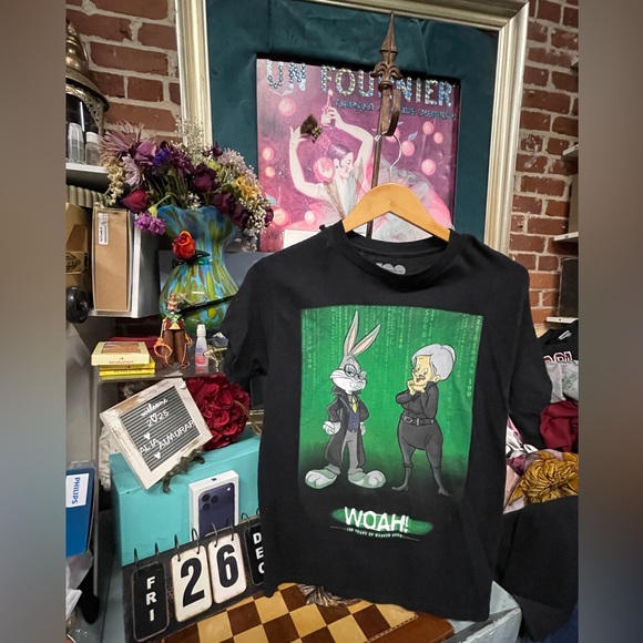 Warner Bros. | Shirts | Mens Wb The 0 Looney Tunes The Matrix Graphic ...